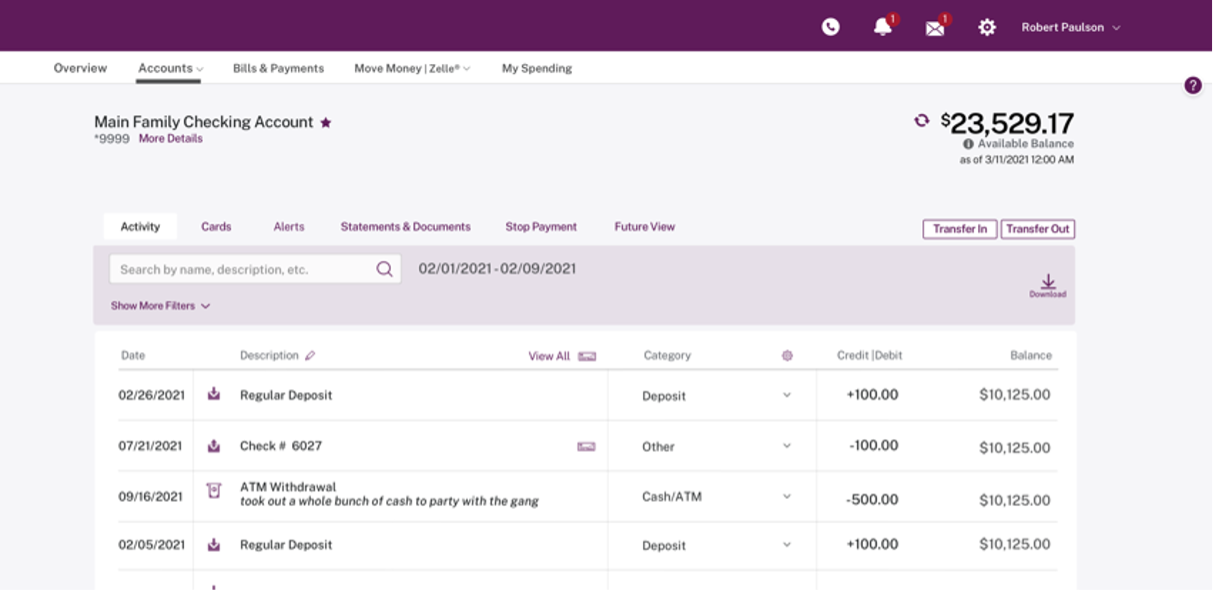 Online Banking Redesign - Magnolia Bank